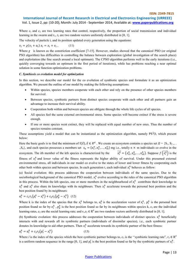 Ps2o Hybrid Evolutionary Conventional Algorithm Genetical Swarm Optimization For Solving 