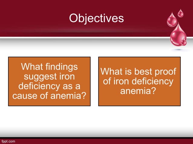 Approach to Iron Deficiency Anemia in Children | PPTX
