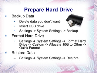 Ps3 linux | PPT