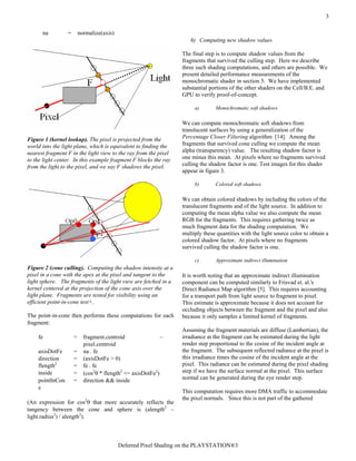 Deferred Pixel Shading on the PlayStation 3 | PDF
