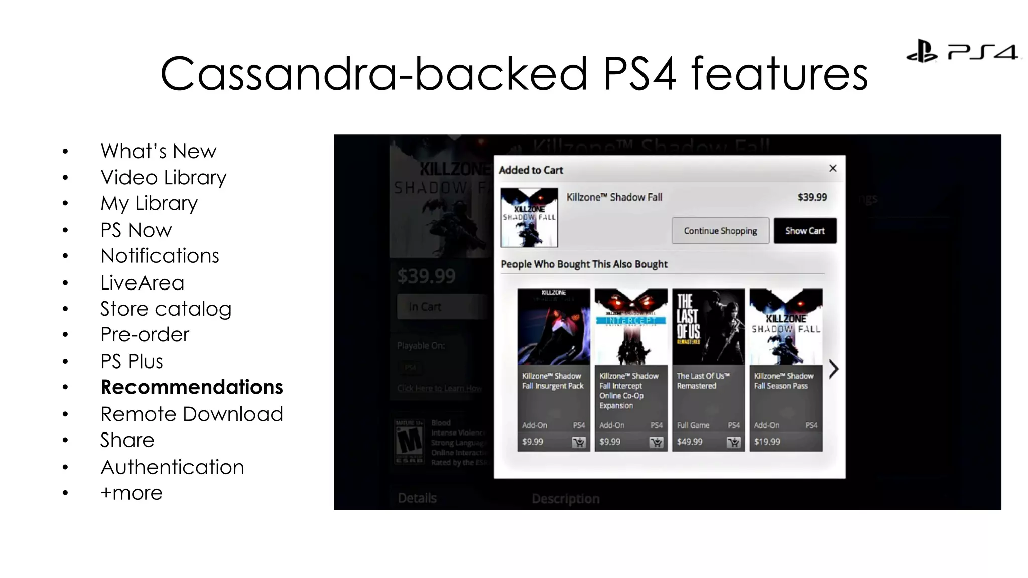 Cassandra Summit 2014: Launching PlayStation 4 with Apache Cassandra