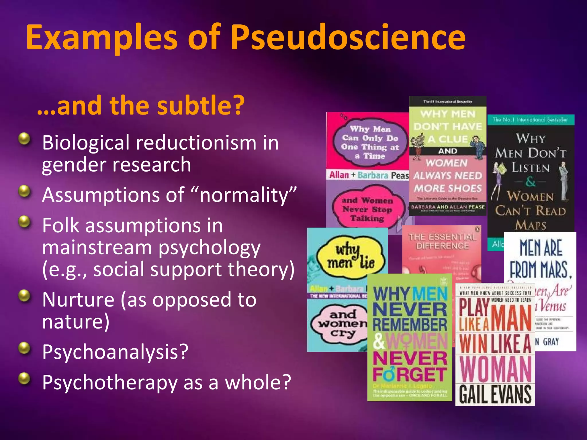 Psychology, Science, and Pseudoscience: Class #09 (Psych as Science) | PPT
