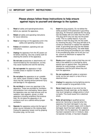 ASL Intercom PS4379 | PDF