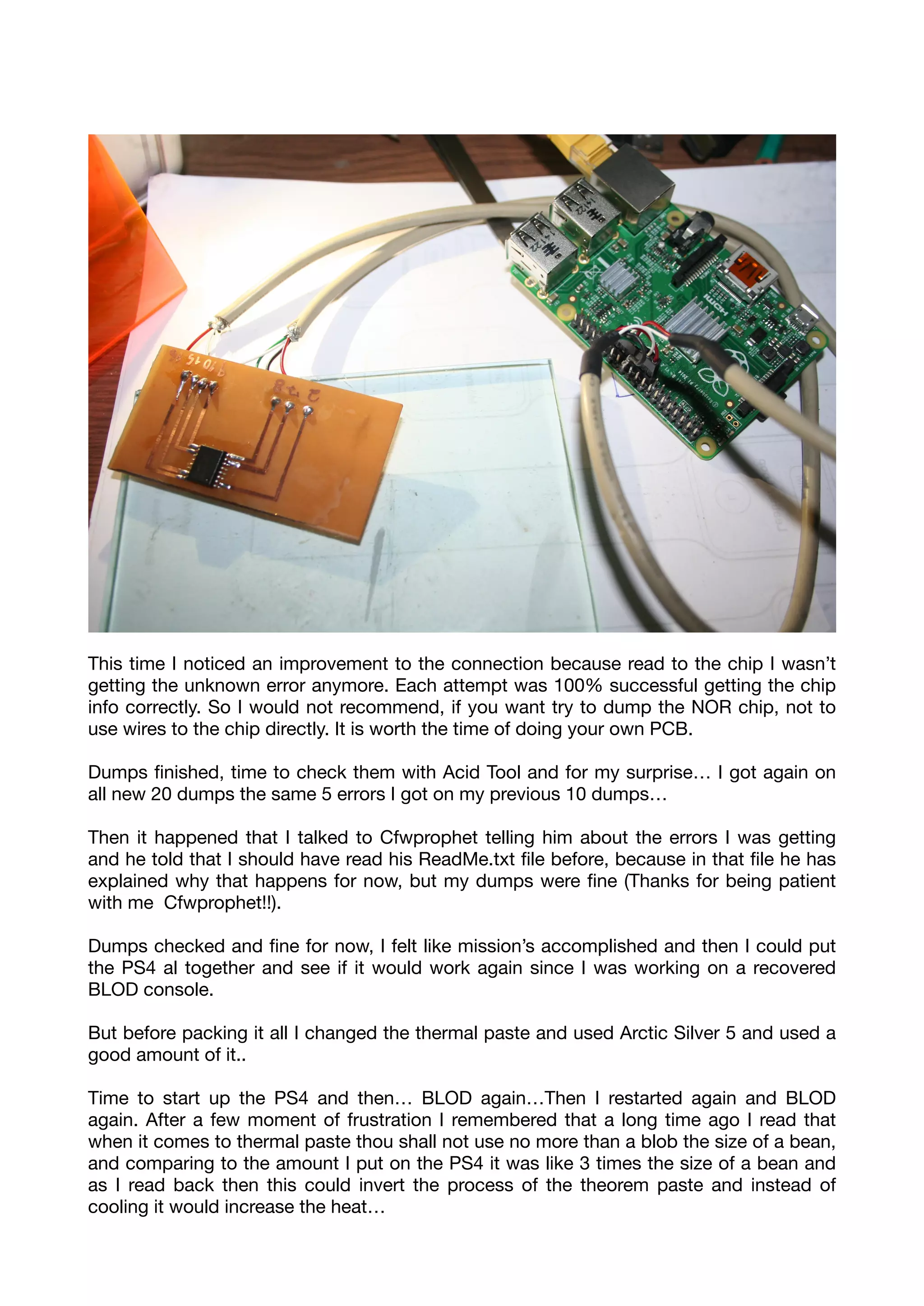 Ps4 nor chip dumping process | PDF