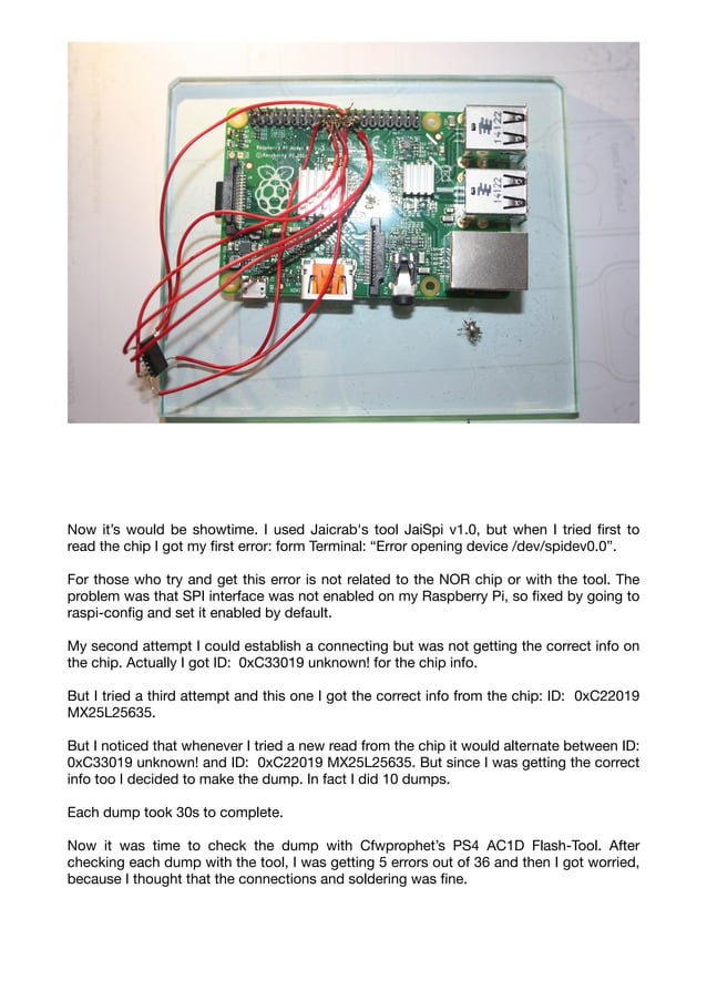 Ps4 nor chip dumping process | PDF