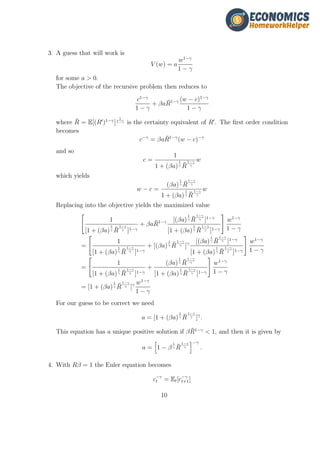 Economics Assignment Sample Problems Set 6 with Solutions | PDF