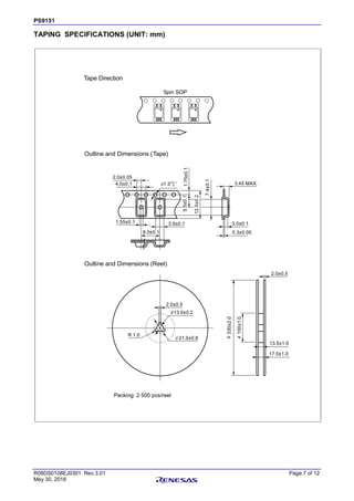 Original Opto PS9151-V-F3-AX 9151 SOP-5 New | PDF