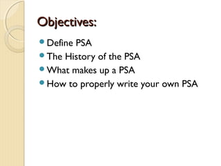 Orgeron - Chapter 4 - PSA Project | PPT