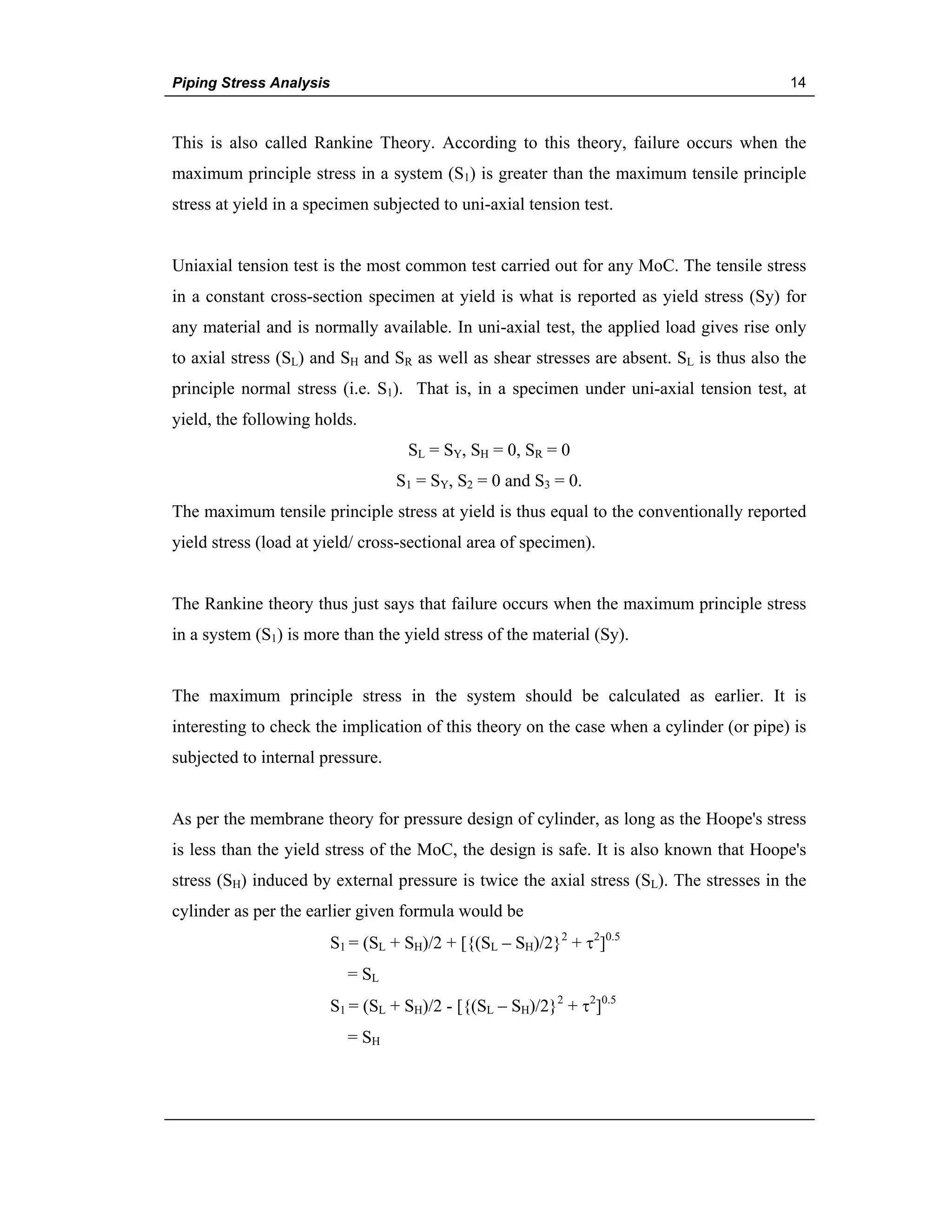 manual stress analysis | PDF