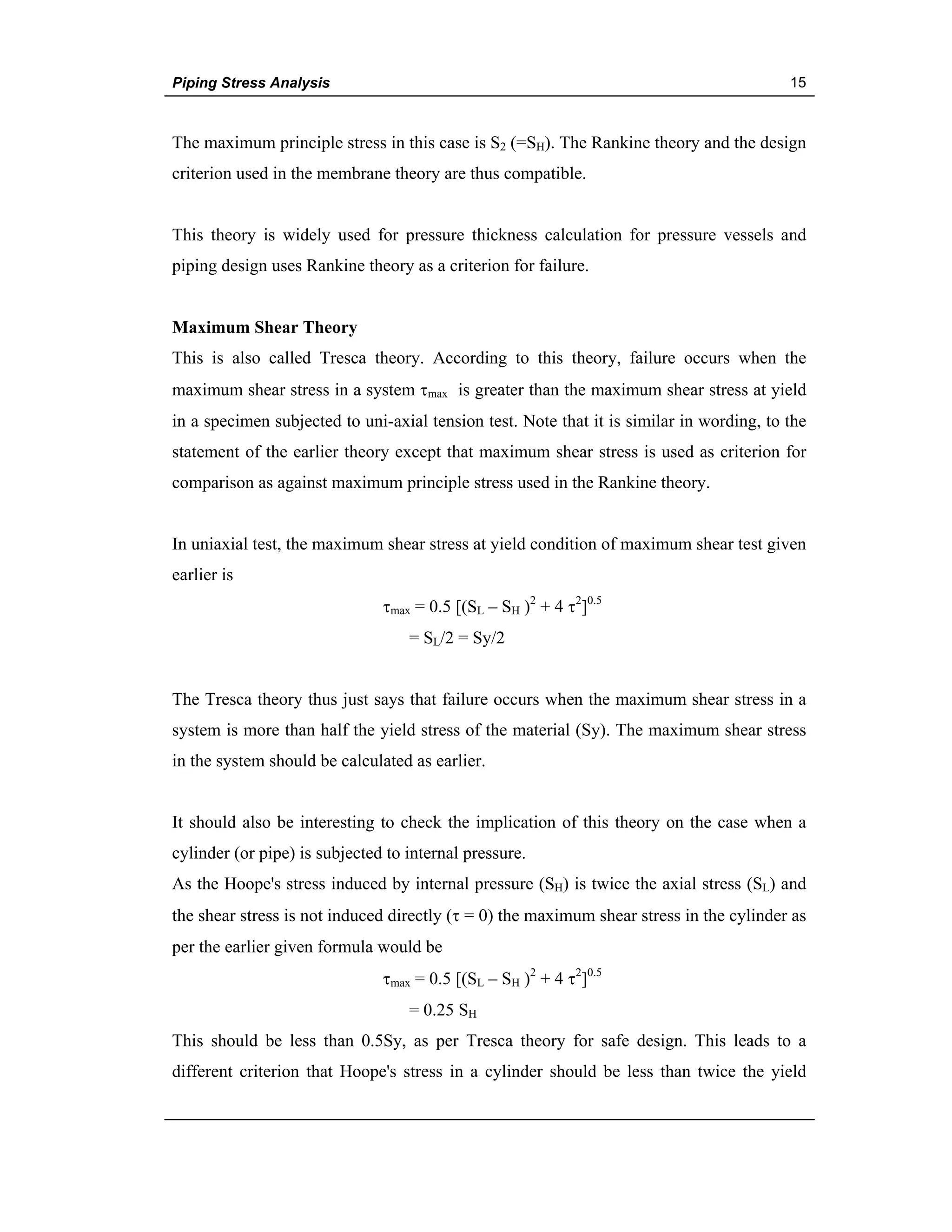 manual stress analysis | PDF