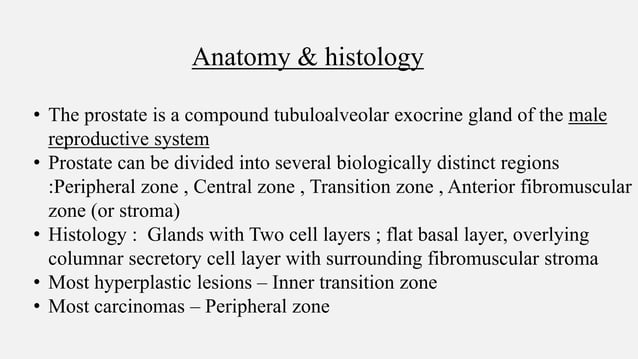 Role of Prostate Specific Antigen in Benign and malignant prostatic ...