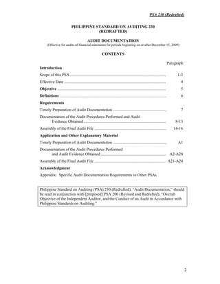 Psa 230-redrafted | PDF