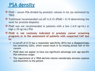 PSA prostatic specific antigen modalities.pptx