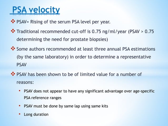 PSA prostatic specific antigen modalities.pptx