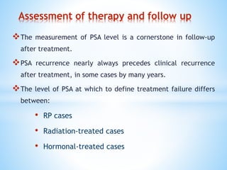 PSA prostatic specific antigen modalities.pptx