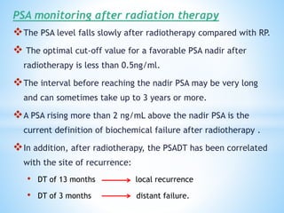 PSA prostatic specific antigen modalities.pptx