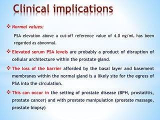 PSA prostatic specific antigen modalities.pptx