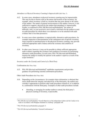 Psa 501-redrafted | PDF