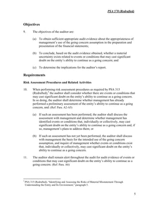 Psa 570-redrafted | PDF | Business Accounting & Finance | Business