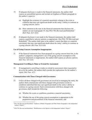 Psa 570-redrafted | PDF | Business Accounting & Finance | Business