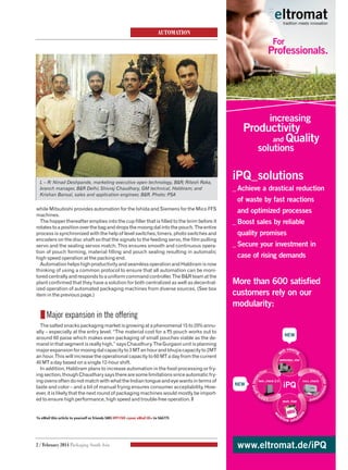 Psa automation and high speed packaging gain traction feb 2014 (high ...