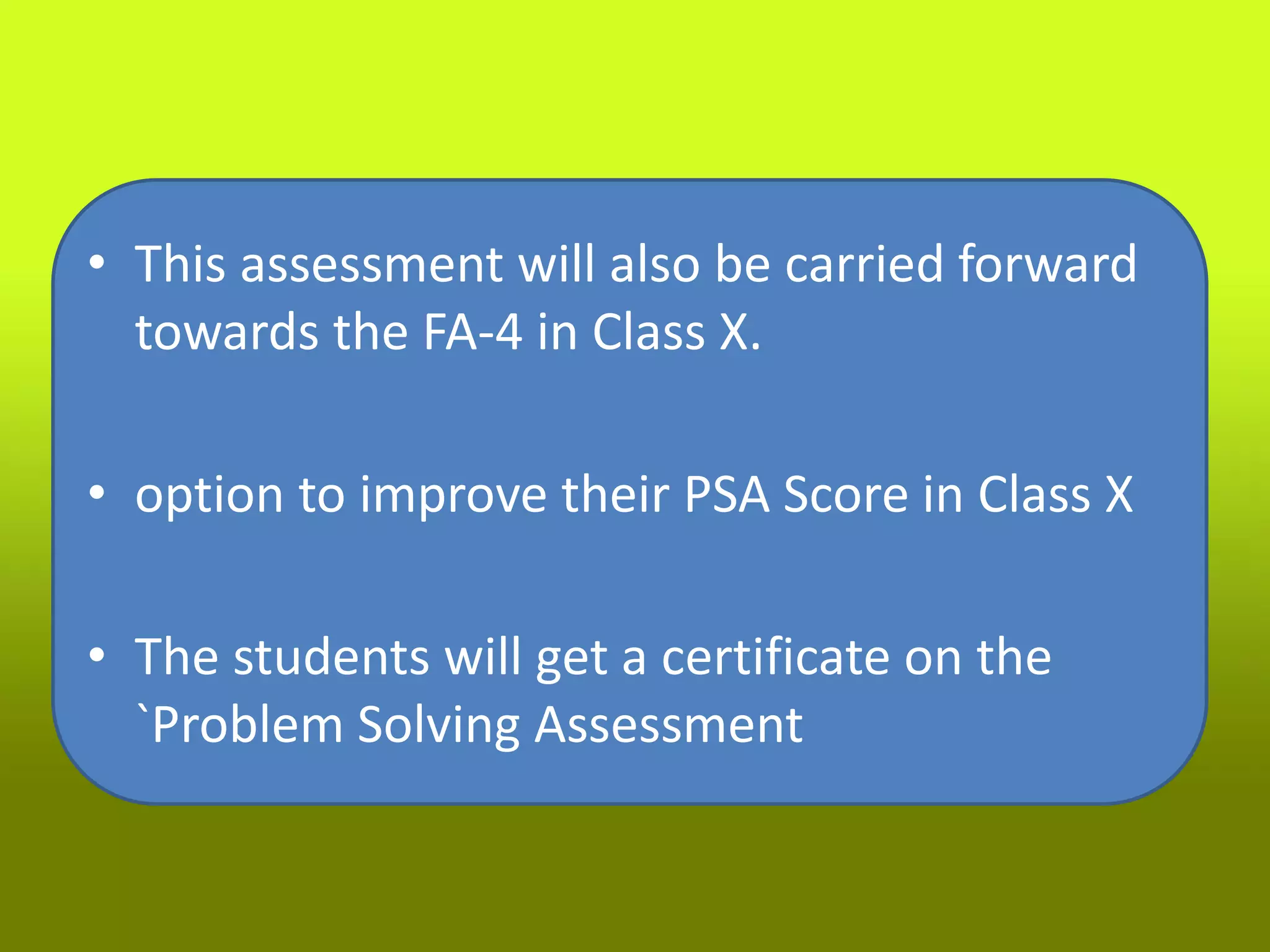 PSA Exam Pattern | PPTX