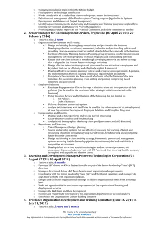 Paul's updated CV | PDF