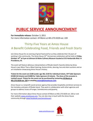 Psa amos house 35th | PDF