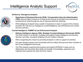 Psa Capabilities Brief 09 10 | PPT