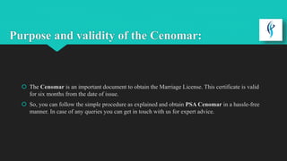 PSA Cenomar | PPT