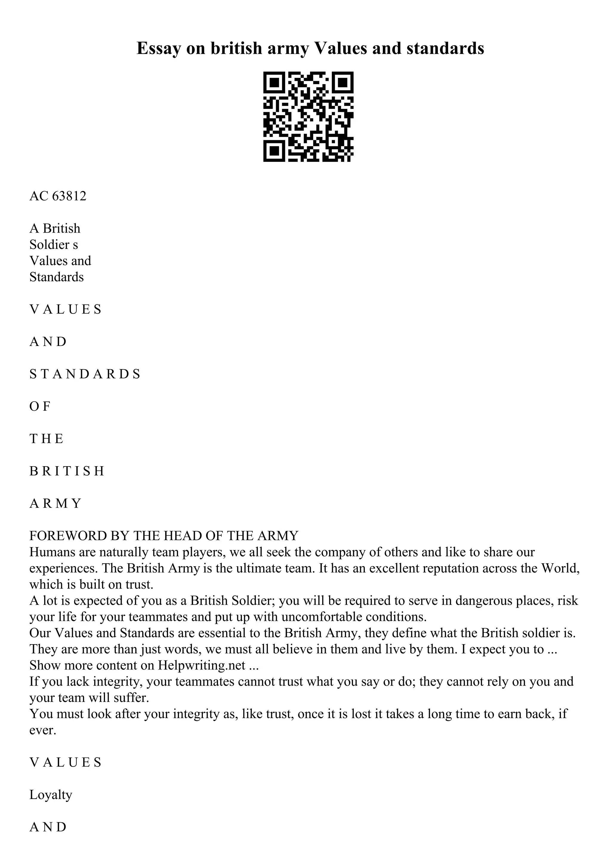 Psa Essay Example | PDF