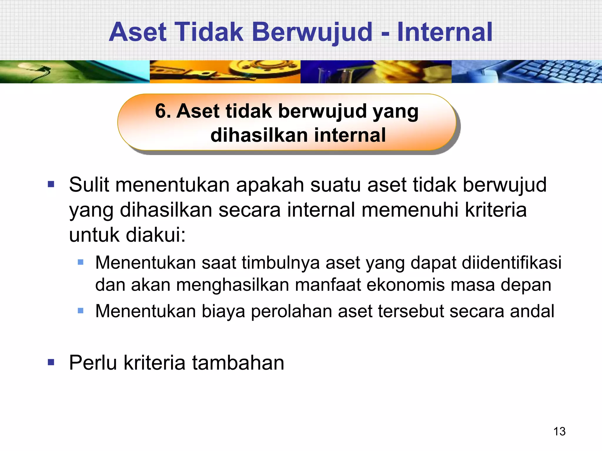 Aset Tidak Berwujud - PSAK 19 | PPTX