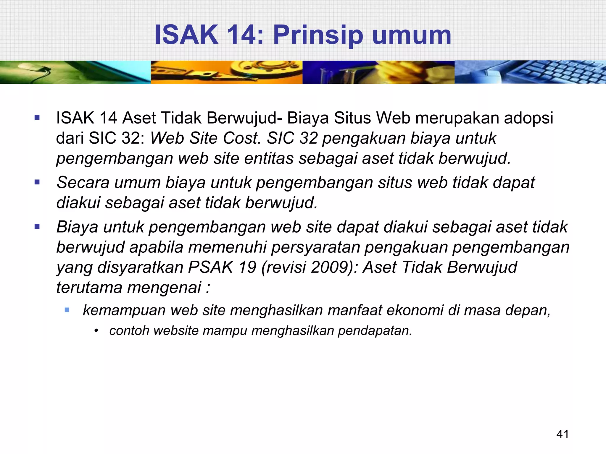 Aset Tidak Berwujud - PSAK 19 | PPTX