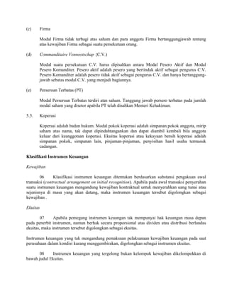 psak-21-akuntansi-ekuitas panduan penyusunan laporan ekuitas perusahaan | PDF