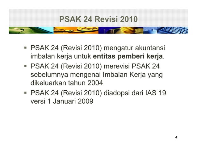 Psak 24-imbalan-kerja-ias-19-employee-benefit-240911 | PDF