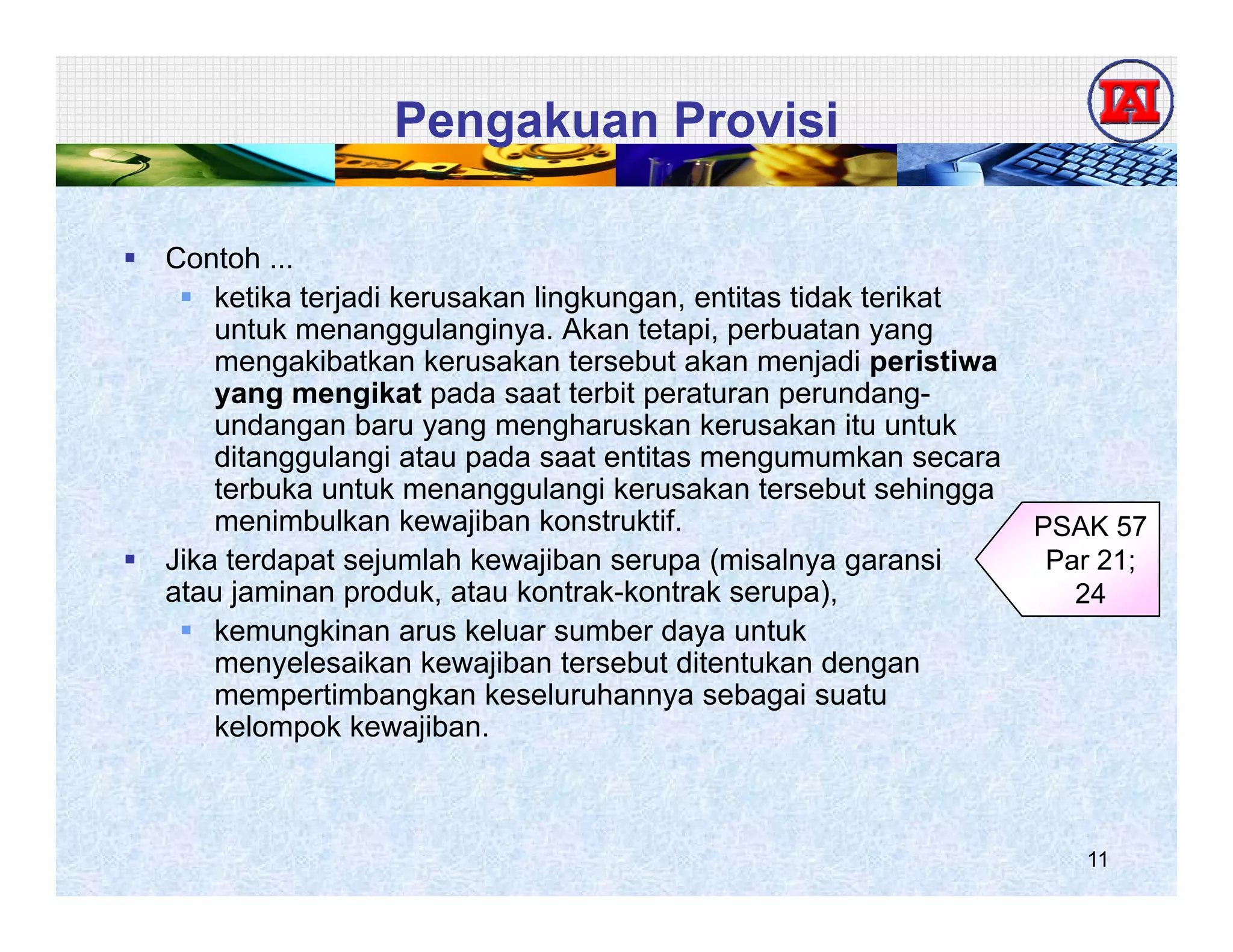 Psak 57-provisi-liabilitas-kontijensi-dan-aset-kontijensi- | PDF