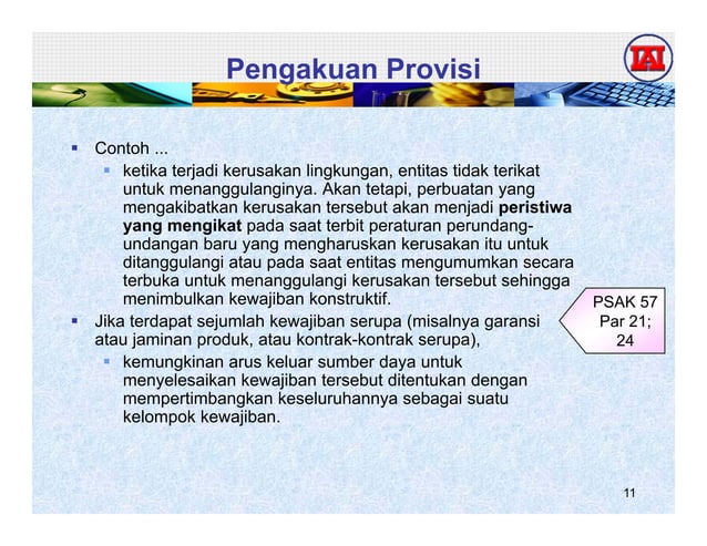 Psak 57-provisi-liabilitas-kontijensi-dan-aset-kontijensi- | PDF