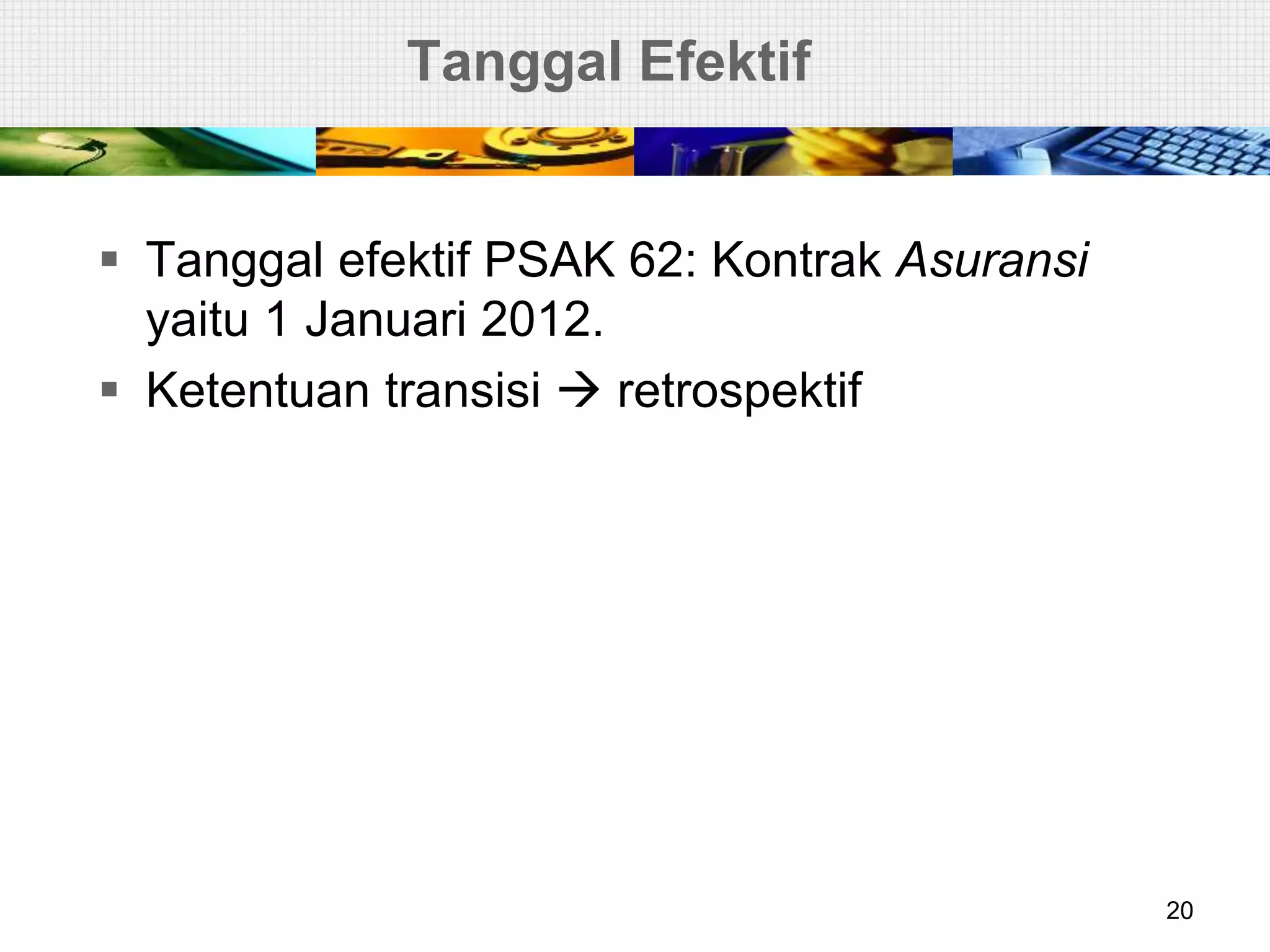 Psak 62-kontrak-asuransi-140212 | PPT
