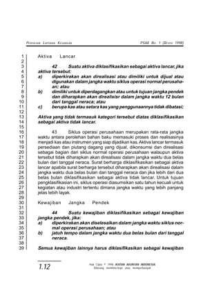 Psak01(revisi 98) | PDF