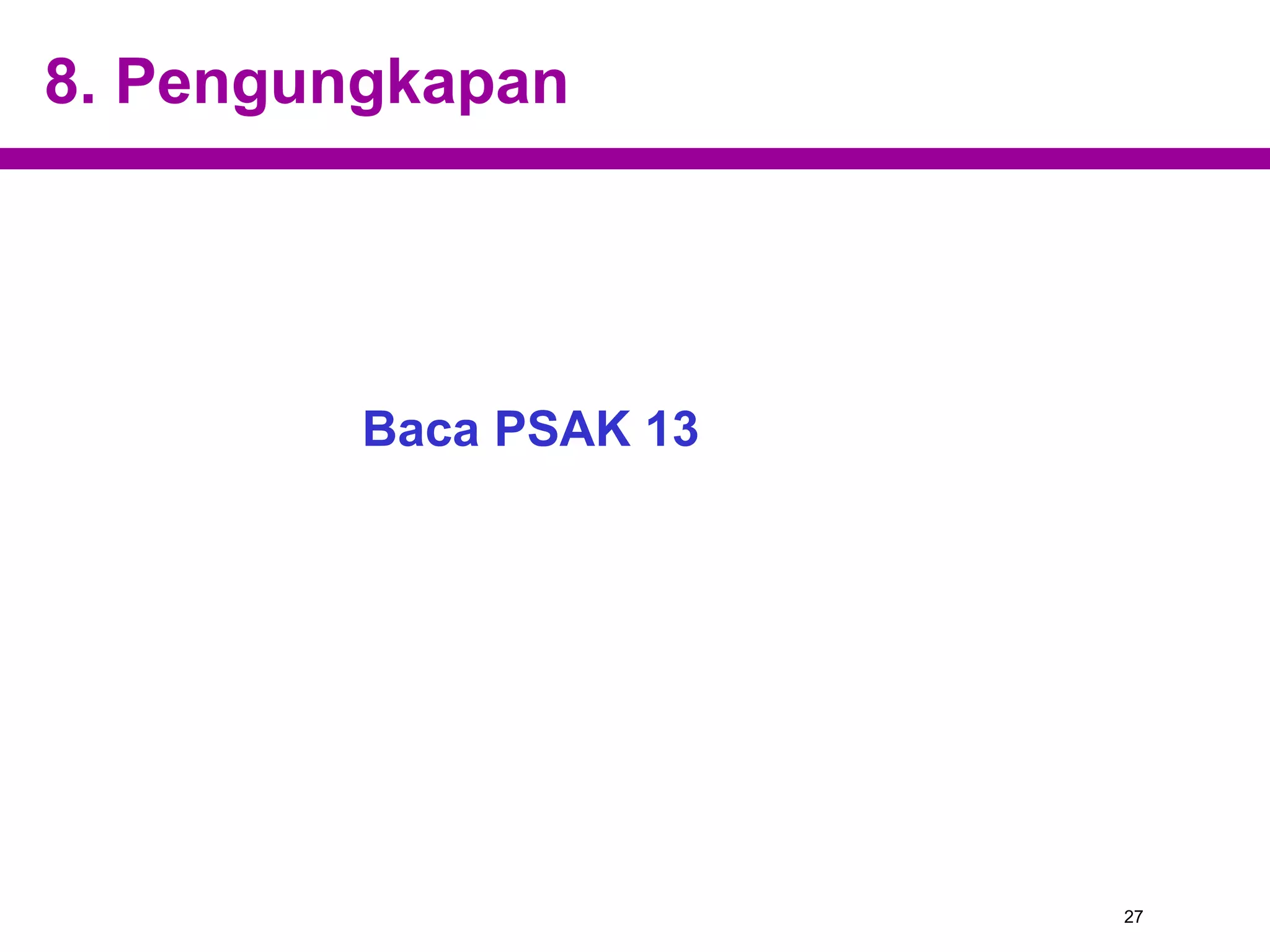 Psak 13 - Properti Investasi | PPTX