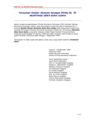 Psak30 leasing | PDF