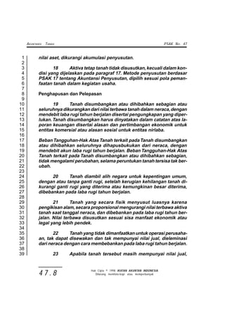 Psak47 akuntansitanah | PDF