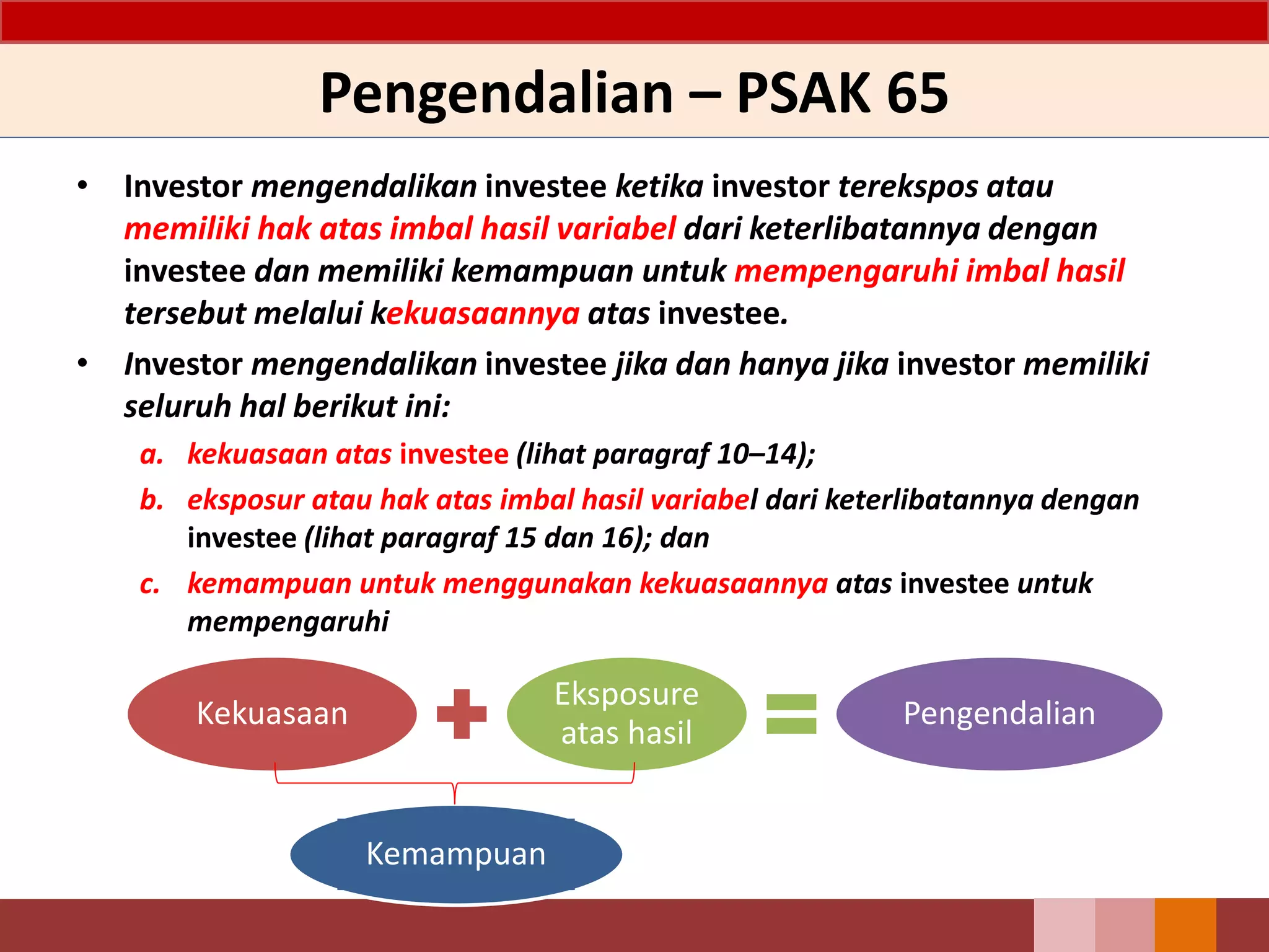 Psak 65 laporan keuangan konsolidasian 05032015 | PPTX
