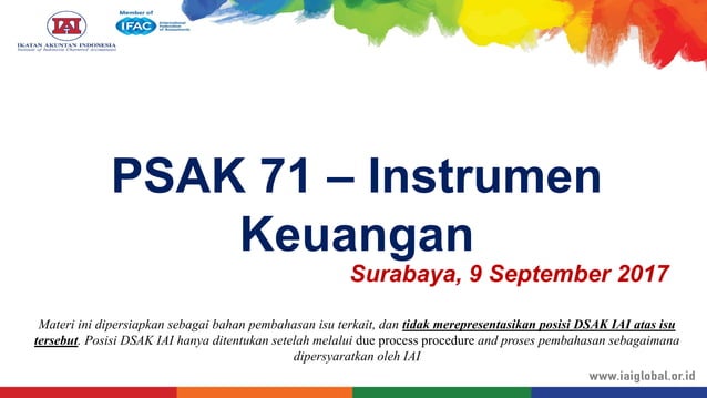 Psak 71 instumen keuangan | PDF