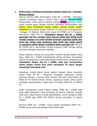 Psak no 1 ds | PDF