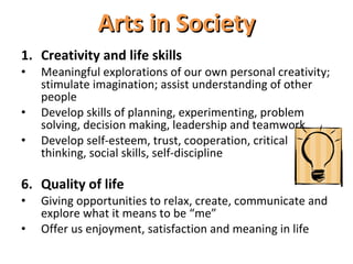 Teaching combined arts | PPT