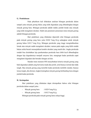 Laboratorium Analisa pangan | DOCX
