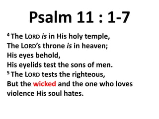 Psalm 11 | PPTX