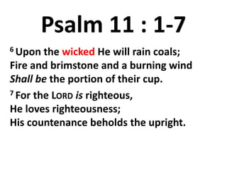 Psalm 11 | PPTX