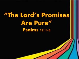 Psalm 12 | PPT